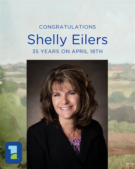 First Dakota National Bank A Huge Congratulations To Shelly Eilers On Celebrating An