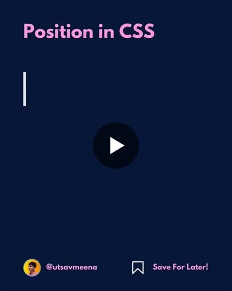 Master Css Positioning With One Simple Guide Utsav M Posted On The