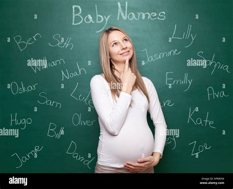 Choosing The Right Name For You Baby Stock Photo Alamy