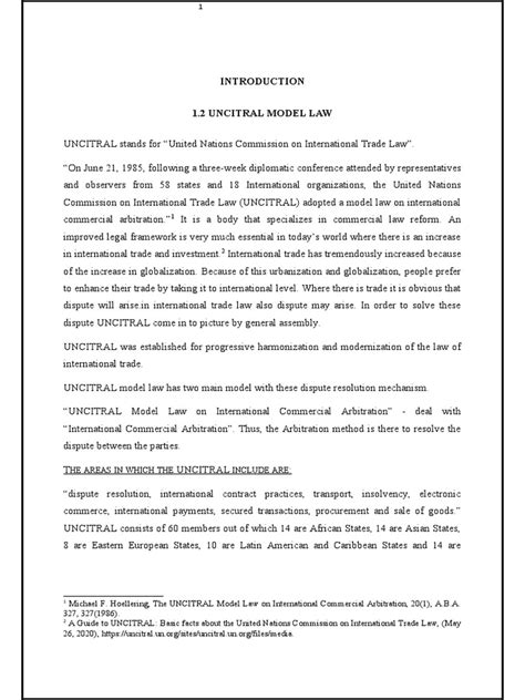 uncitral model law of arbitration pdf