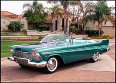 1957 Plymouth Belvedere Convertible Tu Tone Green Plymouth Cars