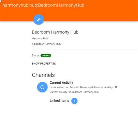 Harmony Hub Openhab2 Bindings OpenHAB Community