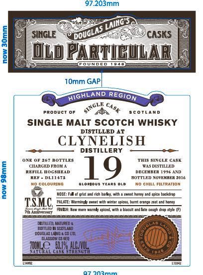 Whisnana Whisky Club 香港區獨家認購 只限兩天 已結束 Tsmc 7th Anniversary Old Particular Clynelish