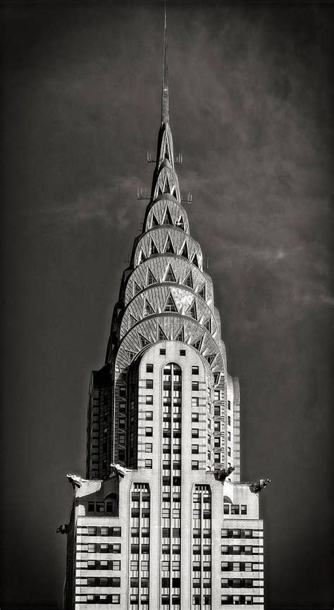 Chrysler Building Spire Art Deco Architecture In New York Modern