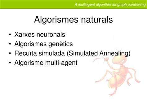 ppt a multiagent algorithm for graph partitioning powerpoint