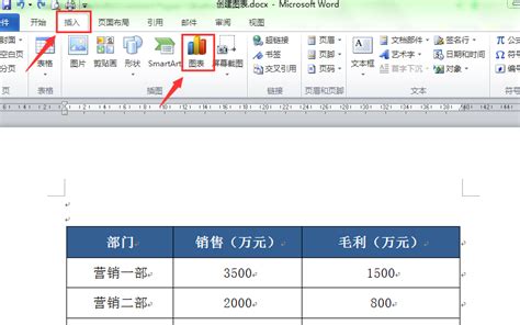 word中如何使用其中的表格生成图表？ 百度知道