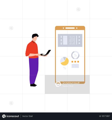 Employee Working On Business Analysis Animation Free Download
