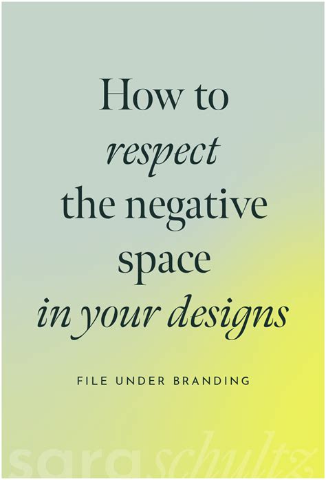 How To Use Negative Space In Your Designs Hey Sara Schultz