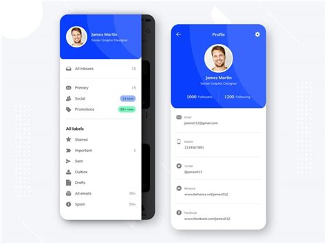App Design Profile Mobile App Design Inspiration App Interface Design