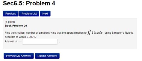 Solved Sec6 5 Problem 4 Previous Problem List Next 1 Chegg Com