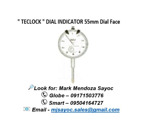 Teclock Dial Indicator 55mm Dial Face Commercial And Industrial Construction Tools