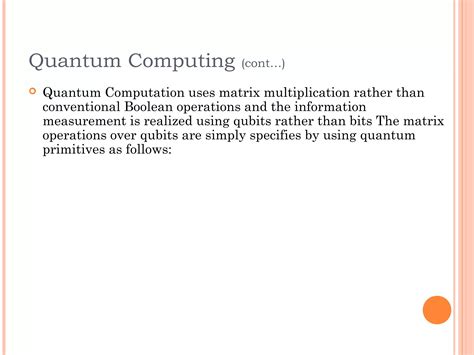 Quantum Cost Calculation Of Reversible Circuit Ppt