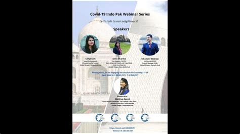 sanjana k on linkedin [indo pak webinar series] episode 1 let s talk