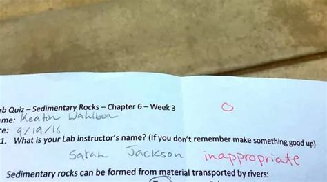 Student Fails Whole Exam Over One Answer Because It Was Inappropriate Mirror Online