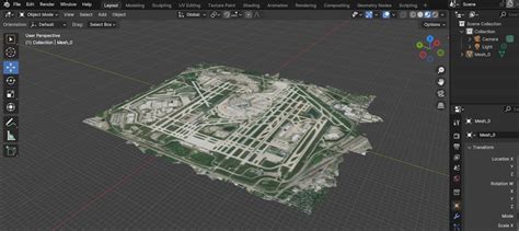 Editing Real World Data From Cesium In Blender Cesium