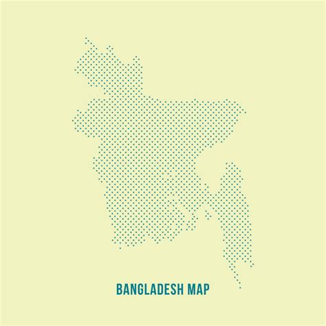 Bangladesh Map Design Bangladesh Map Background With Small Cross Pattern Futuristic Bd Map