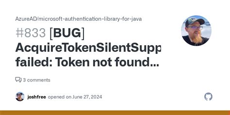 BUG AcquireTokenSilentSupplier Failed Token Not Found In The Cache Issue AzureAD