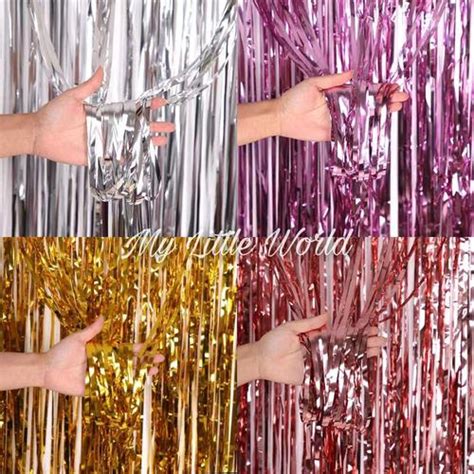 Jual Foil Backdrop Tirai Dekorasi Pesta Ultah Birthday Party Background