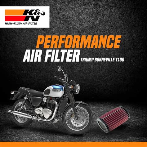 Triumph Bonneville T100 Kandn Air Filter Automotive Filters