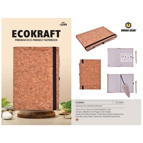 ECOKRAFT-Premium Eco-Friendly Notebook - Fusion