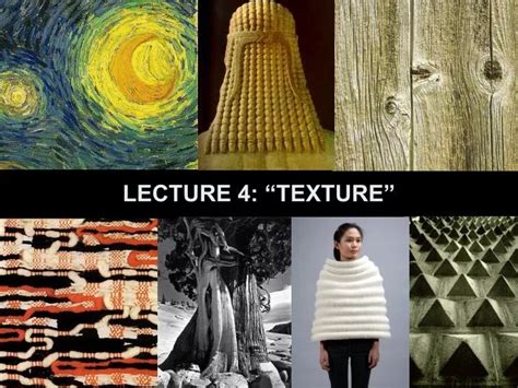 PPT LECTURE TEXTURE PowerPoint Presentation Free Download ID