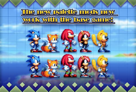 Character Edits Mod For Sonic Mania Sm Mods