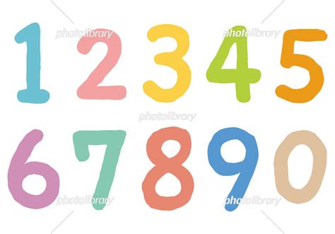 かわいい素材 数字 イラスト素材 3554761 フォトライブラリー Photolibrary