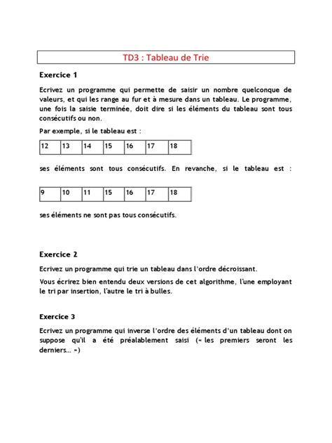 td3 tableau trie pdf