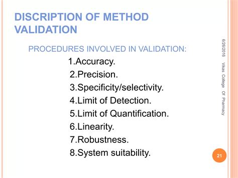 Hplc Method Development And Method Validation Mr S Pptx