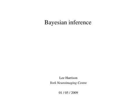 PPT Bayesian Inference PowerPoint Presentation Free Download ID