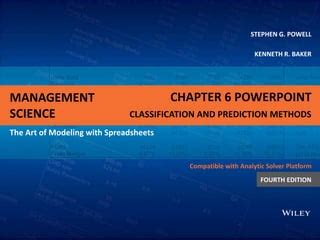 Chapter Classification And Prediction Methods PPT Databases Computer Software And