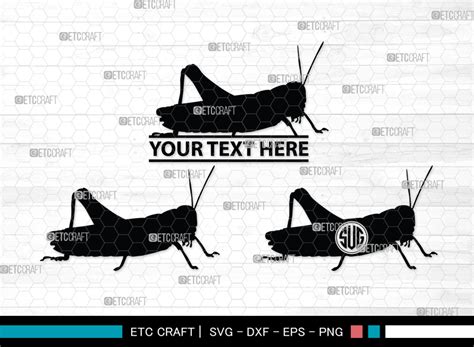 Grasshopper Monogram Grasshopper Svg Graphic By Pixel Elites · Creative Fabrica
