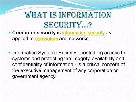Information System Security Pptx