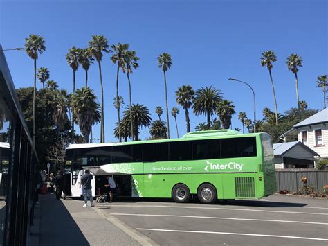 Long Distance Intercity Bus In Napier New Zealand R Bus