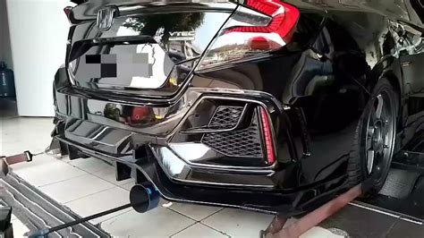 Honda Civic 1.5 Turbo CVT tune up with pop and bang + backfire 🔥 - YouTube