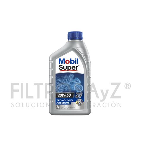 Aceite Mobil Super 4t 20w50 1 4 G