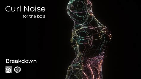 beginner tutorial curl noise abstract lines houdini c4d octane