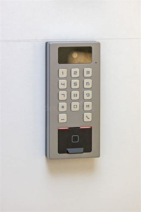 Keypad Rfid Smart Home Stock Image Image Of Home Gate 283637935
