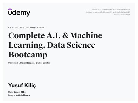 Yusuf Kılıç On Linkedin Machinelearning Ai Certifications