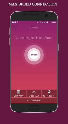 دانلود برنامه Maxvpn Free Fast Connect And Unlimited Vpn Client برای اندروید مایکت