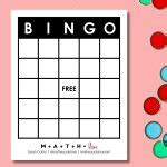 Free Printable Blank Bingo Card Template PDF