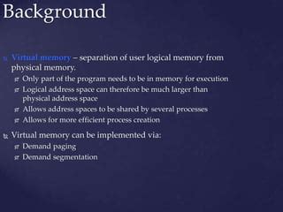 Unit 2chapter 2 Memory Mgmt Complete PPT