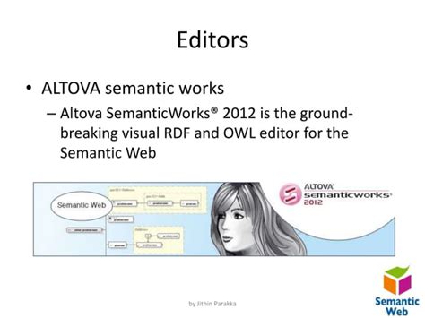 Semantic Web Tools Ppt