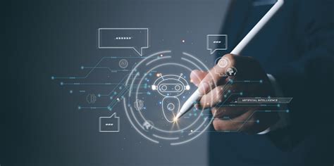 사업가 chatbot ai 인공 지능과 채팅 디지털 챗봇 로봇 애플리케이션 ai 챗봇은 스마트 데이터를 통신하고 상호 작용합니다