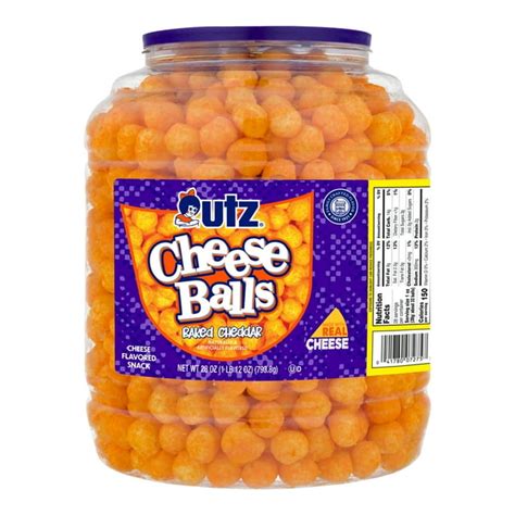 Utz Cheddar Balls 28oz Snack Retail For Ecommerce Walmart Business