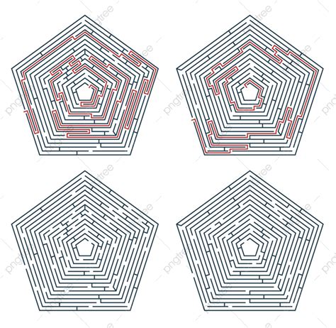 Maze Labyrinth Puzzle Vector Art Png Labyrinth Maze Game Or Puzzle