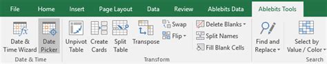 How To Work With Date Picker In Excel