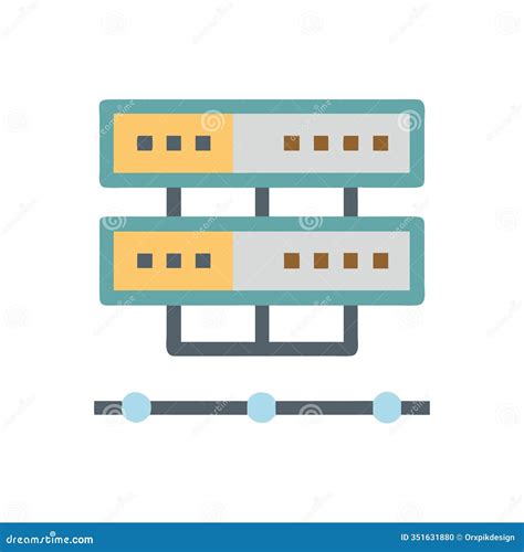 Network Switch Icon For Data Management Stock Vector Illustration Of Security Connectivity