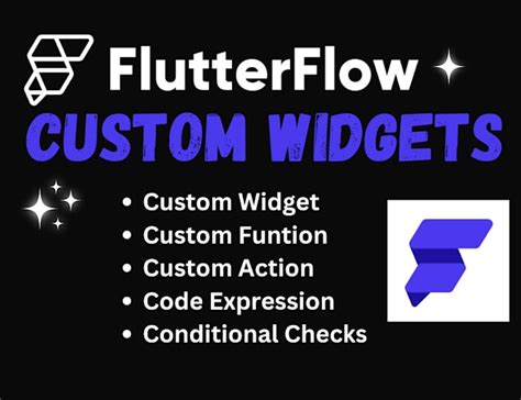 Create Custom Widgets For Flutter Flow By Mrameezapps Fiverr
