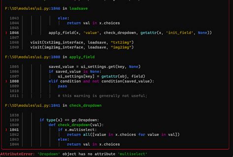 Bug Dropdown Object Has No Attribute Multiselect · Issue 6912